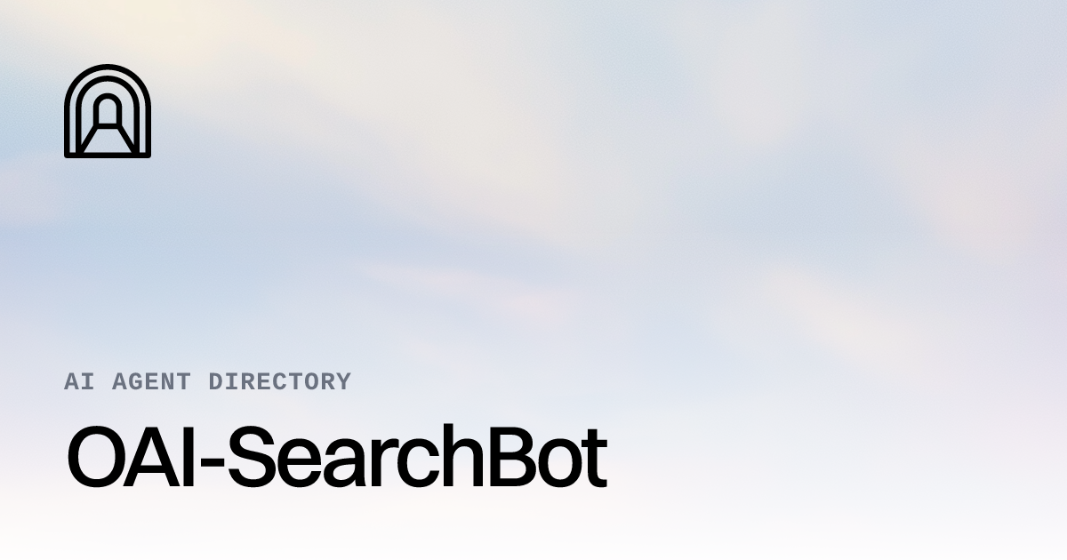 What is OAI-SearchBot?