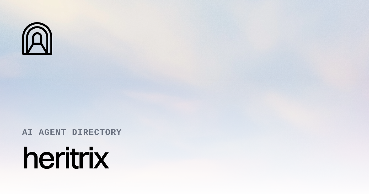 What is heritrix?
