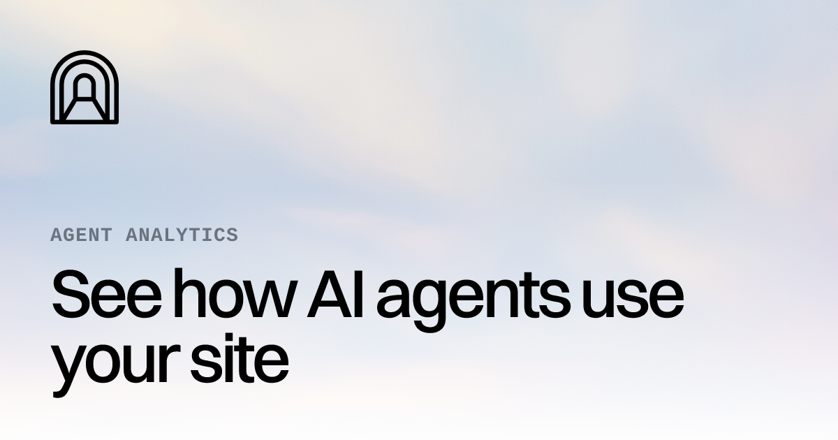Analytics for AI agents, AI assistants, and AI crawlers