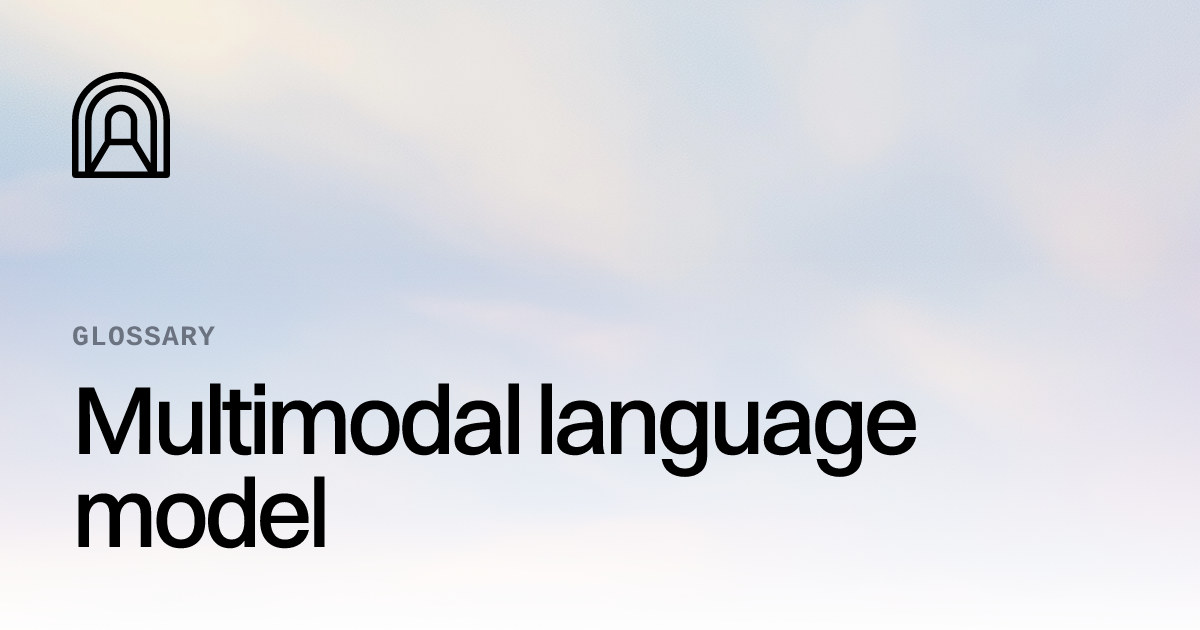 Multimodal language model