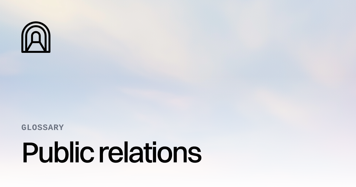 Public relations