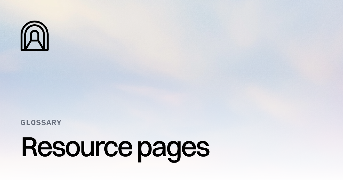 Resource pages