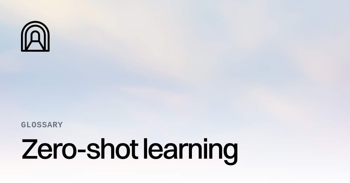 Zero-shot learning