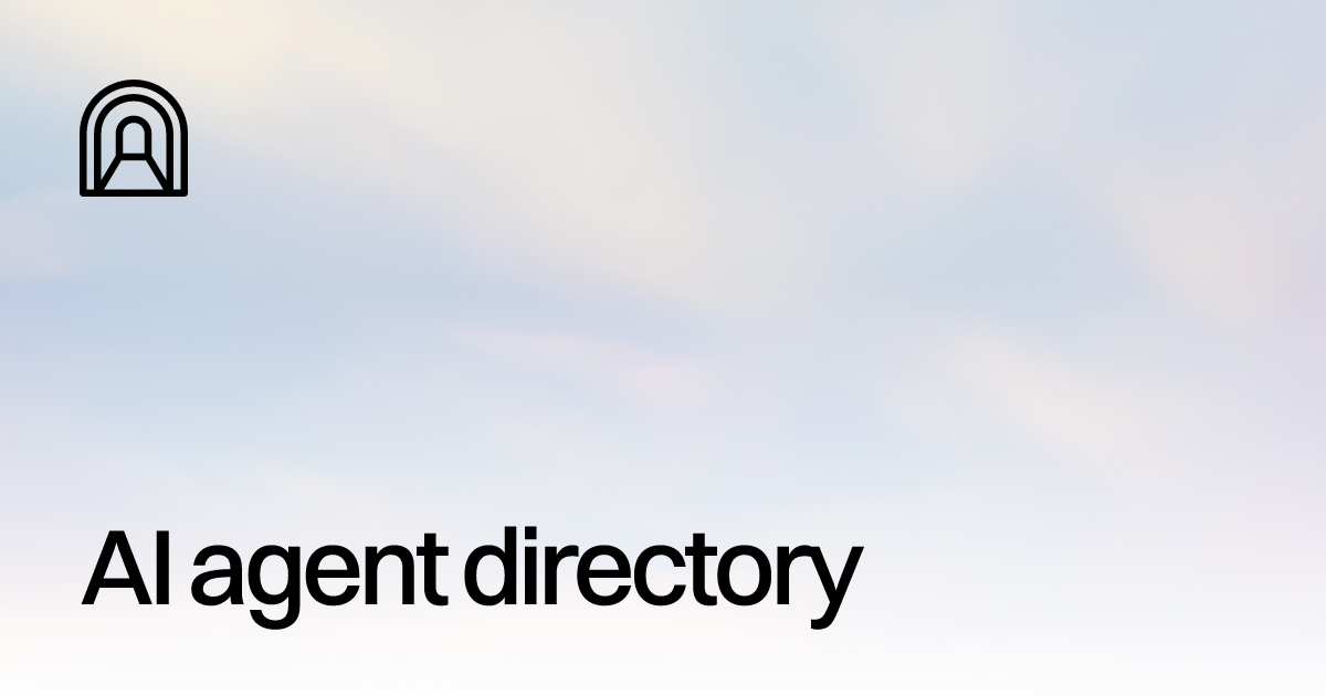 AI agent directory