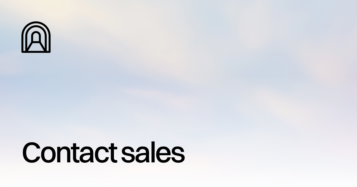 Contact sales